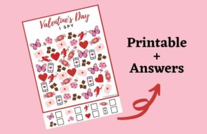 Valentine's Day I Spy Printable (Family-friendly)